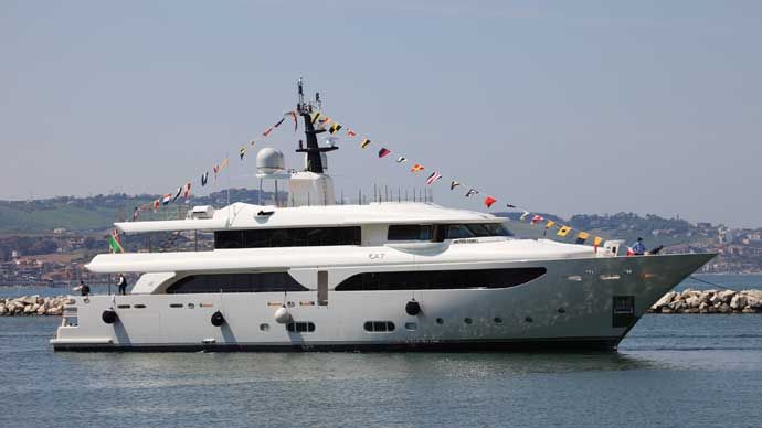 43m superyacht Kate launched by CRN